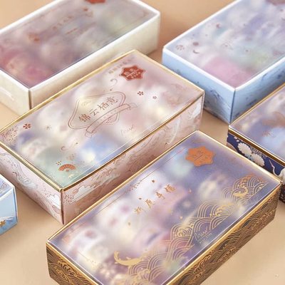 极速20 pcsset Retro Divine Gold Washi Tape set Adhesive Tape