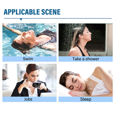 6pcs silicone tamp?es de ouvido sono anti-rudo ronco earp