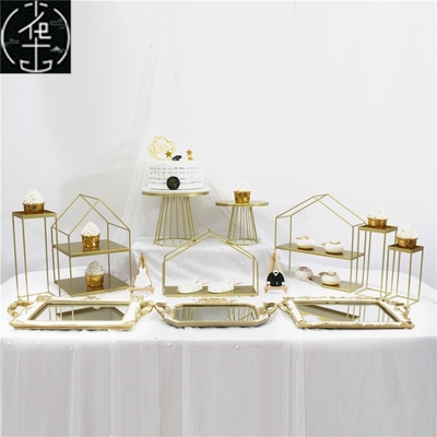极速Cake Stand Dessert Cupcake Pastry Candy Display Plate Pa