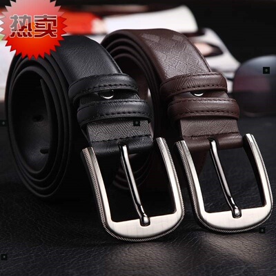 极速2019 fashion leather casual mens waist belt black belts