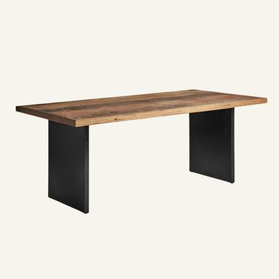 现代简约实木餐桌别墅豪宅客厅家用长方形餐桌UZOR娑罗木长餐桌