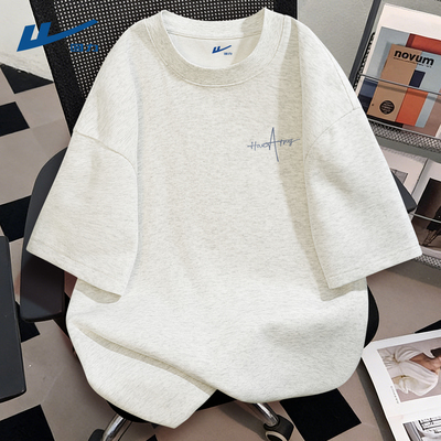 回力纯棉短袖男款夏季花灰色