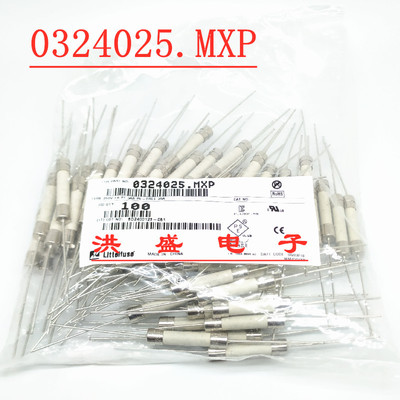 0324025.MXP美国力特6*32陶瓷快熔保险丝 324 LF.25A/250VP带引脚