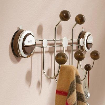 门后挂钩吸盘免打孔衣服无痕挂衣钩入户门中古风高级挂衣架置物架