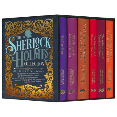 Sherlock Holmes 福尔摩斯探案全集 精装典藏版6册礼盒 Arthur Conan Doyle 巴斯克维尔的猎犬 经典文学 英文原版进口儿童图书