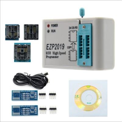 EZP2019高速SPIFLASH编程器24/25/93bios25T80烧录脱机复制