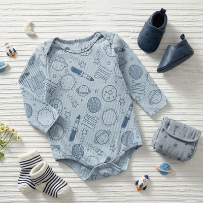 男女宝宝衣服卡通新生儿连体衣春秋爬服包屁衣婴儿服装哈衣