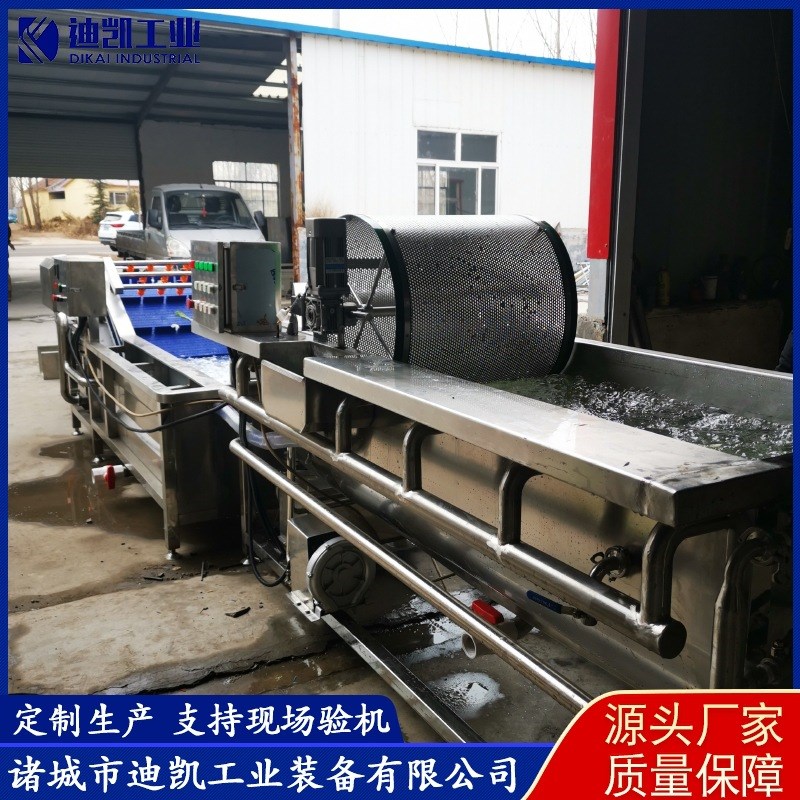 供应涡流气泡清洗机 全自动蔬菜清洗机 中央厨房净菜加工设备