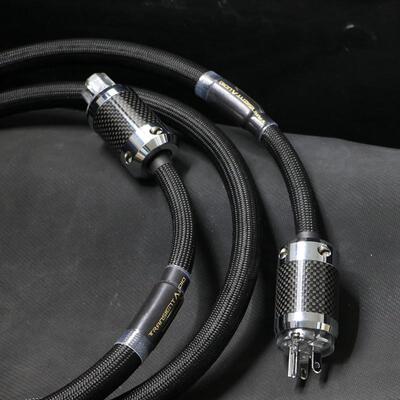 TRANSIENT 8N方芯铜HiFi音响功放电源线单晶铜发烧功放胆机电源线