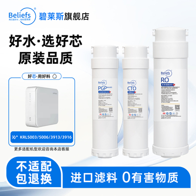 适用于沁/园净水器小白鲸KRL3913/3915/3916家用RO反渗透通用滤芯