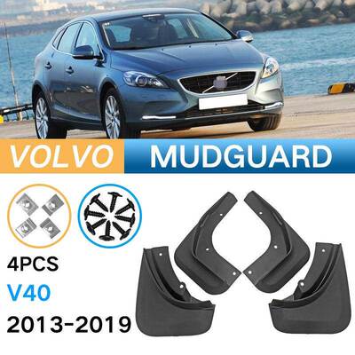 适用于13-19款Volvo沃尔沃V40外贸跨境挡泥板汽车轮胎软挡泥皮瓦
