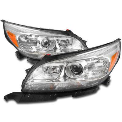 适用于2013-2015年雪佛兰MALIBU/16限量HALOGEN前灯头灯铬合金