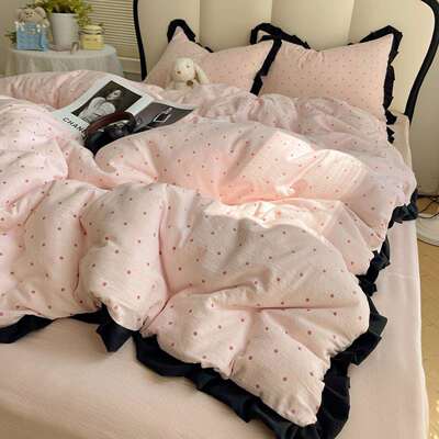 四件pxx10046套床单被套单件件学生宿舍单人三套双人被单罩被床上