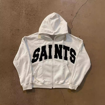SAINTS卫衣阔腿裤酷炫卫裤运动衫