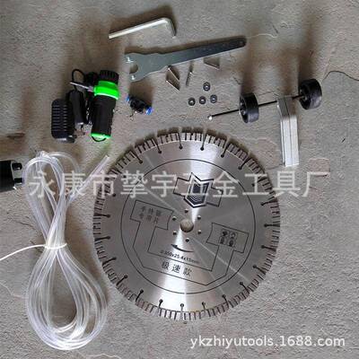 水电安沫装加块泡轻质砖一气次成型墙壁开槽机切墙机砖ZGM切割机