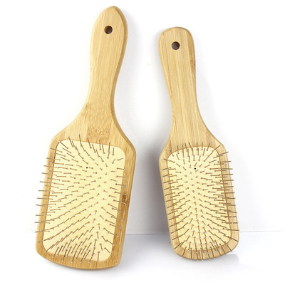 楠竹钢针按摩梳气垫梳竹质大板梳气囊梳子头皮护发梳可定制专用