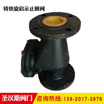 圣汉斯铸铁法兰旋启示止回阀H44T-16现货供应