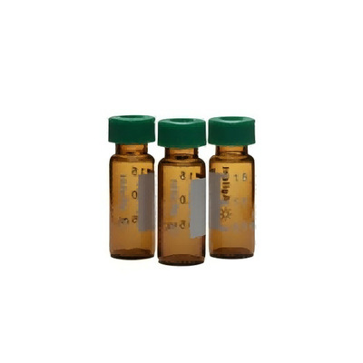 5182-0556色谱耗材 螺口预组装样品瓶套件棕色玻璃瓶 绿色瓶盖