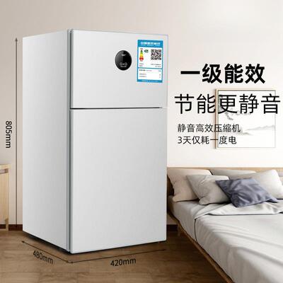 小冰双温双冰箱控宿小舍一级型大箱冷冻冷藏电脑车载76476冰箱