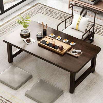 飘窗茶几茶桌20621折叠家用新式矮桌几炕中榻榻米床上学小习桌实