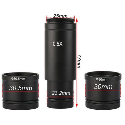 KOPPACE0.5X显微镜电子目镜包括23.2mm转30mm和30.5mm转接口