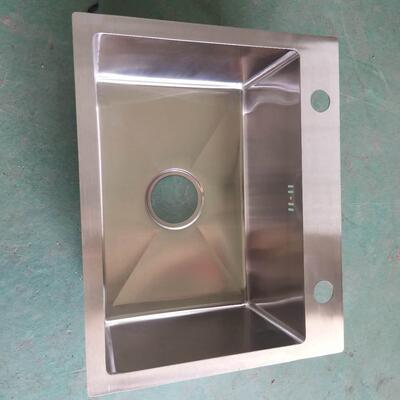 6045*22不锈钢拉丝厨用水槽