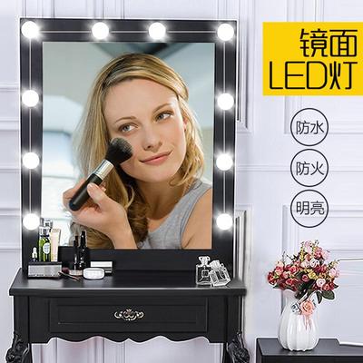 LED化妆镜灯泡旋转收线 冷白6500K镜面化妆补光灯泡 led镜子灯泡