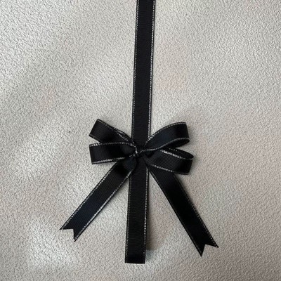 车载香薰配件汽车香水车挂蝴蝶结丝带挂绳阻玛香氛车挂饰品