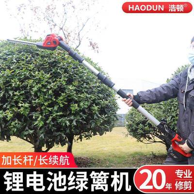加长杆动绿篱机伸缩加长修机高枝绿篱篱机苗剪LTJ木园林茶树电锂