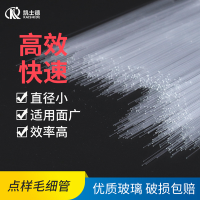 实验室玻璃点样毛细管点样管100mm*内径0.1 0.2 0.3 0.4 0.5mmZ 1