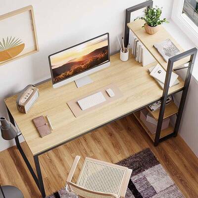 电脑桌便捷多层储物35341架公寓出租学屋室工作台生卧学习写办公