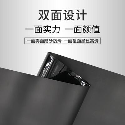 tpu垫茶几垫黑色餐桌布家用tpu桌垫磨砂ins纯色白色桌布防水防烫