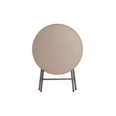 编藤桌面钢塑休闲餐桌派对聚会小号餐桌两人用塑料鸡尾酒桌