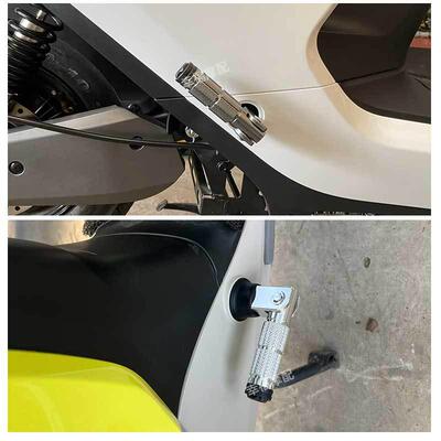 适用于九号电动车新款猎户座Dz110P改装脚蹬堵头中轴踏板孔塞配件