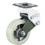 J-CVB01-D130-UL-65 75（橡胶硬度）YHD 减震脚轮 安装高度200MM