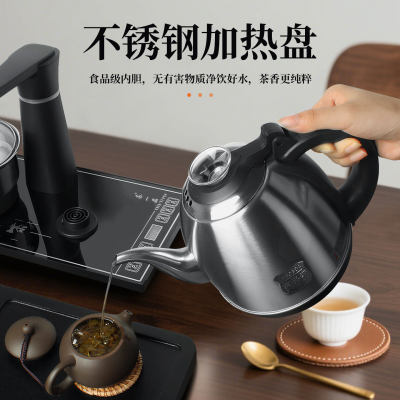 37x23全自动上水电热烧水壶泡茶专用茶台一体抽水茶桌嵌入式茶具