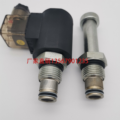 速发推荐液压螺纹插装LSV10-2CSP双向止回电磁阀液压打包机厂家直