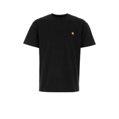 Carhartt WIP 卡哈特 男士 CO T恤 S/S Chase 黑色棉质