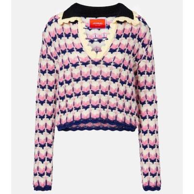 La DoubleJ 女士 毛衣 Picket 羊毛混纺Polo