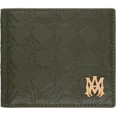 Amiri 埃米尔 男士 钱包 卡其色 MA Quad Leather