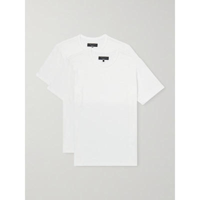 Rag  Bone 男士 SS26 衬衫 经典款火焰棉针织T恤衬衫(两件套)