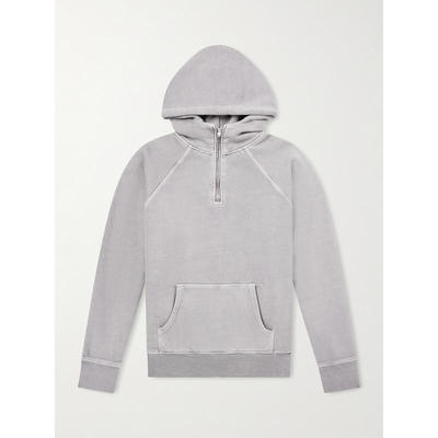 Les Tien 男士 SS26 卫衣 棉针织半拉链连帽衫