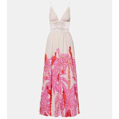 Poupette St Barth 女士 中长连衣裙 Havana 钩编花朵长款连衣裙