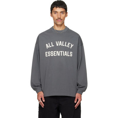 Essentials 男士 T恤 Fear of God 灰色 Merch 长袖