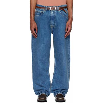 Our Legacy 男士 牛仔长裤 蓝色 Third Cut 牛仔裤