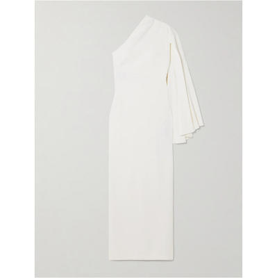 Solace London 女士 SS25 礼服 Elisa 单袖绉纱