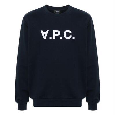 A.P.C. 男士 FW26 毛衣 ELASTANE VPC 海军蓝棉质