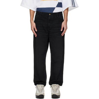 Carhartt WIP 卡哈特 男士 长裤 黑色 Single Knee