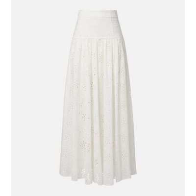 Alexandra Miro 女士 超长裙 Serena 马德拉刺绣棉质长款半身裙