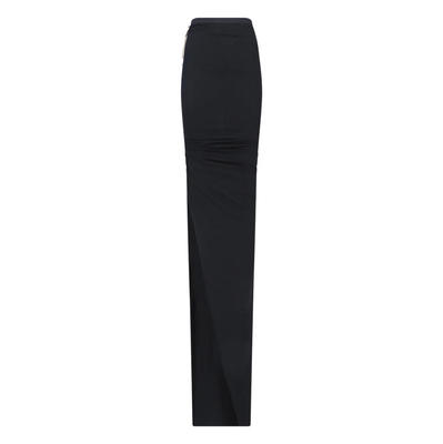 Rick Owens 瑞克·欧文斯 女士 超长裙 黑色 Temple Edfu 半身裙